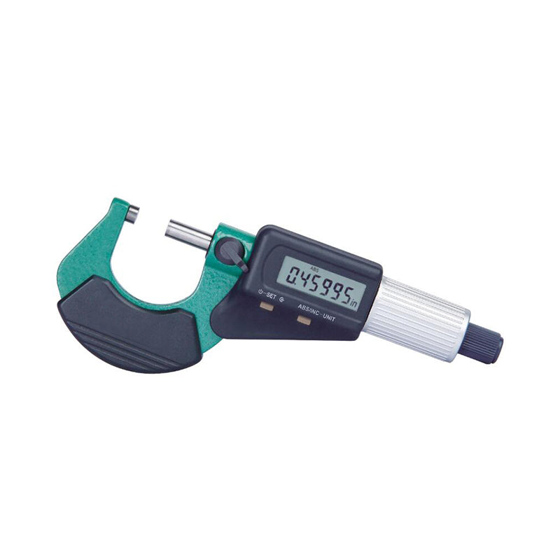 INSIZE 3102-66E Digital Outside Micrometer Set, IP54, 0-6"/0-150mm ...