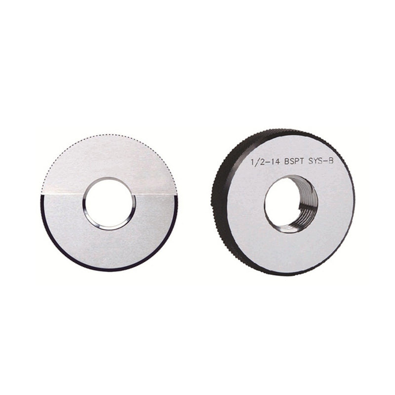 INSIZE 4636-1A14 BSPT Taper Thread Ring Gauge, 1/2 - 14 BSPT ...